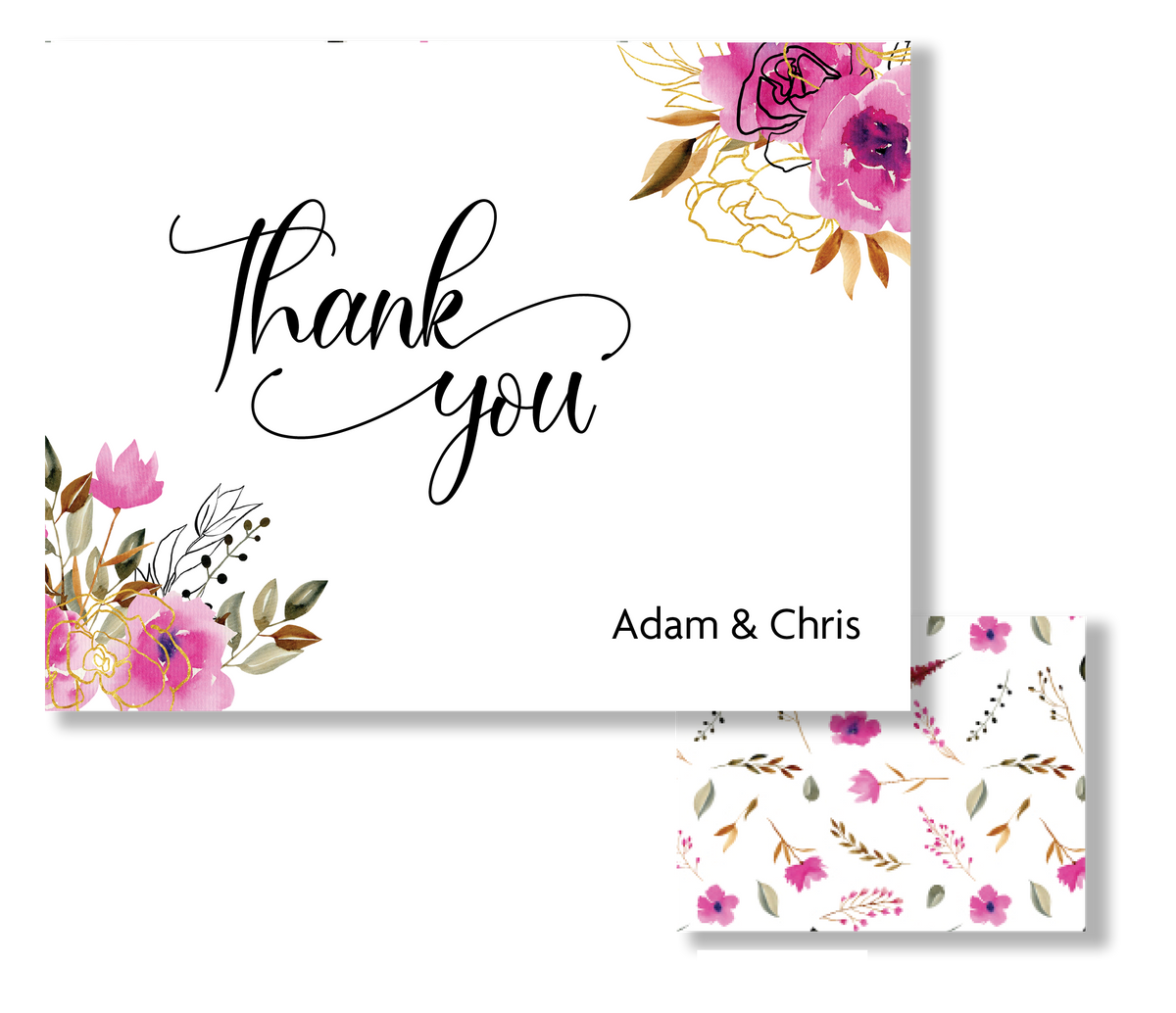 Thank You Cards (Folded) – Personalize Your Story